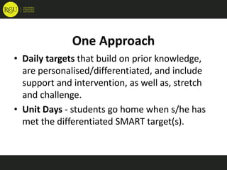 Understanding and improving Level 3 Value Added Performance in the ...