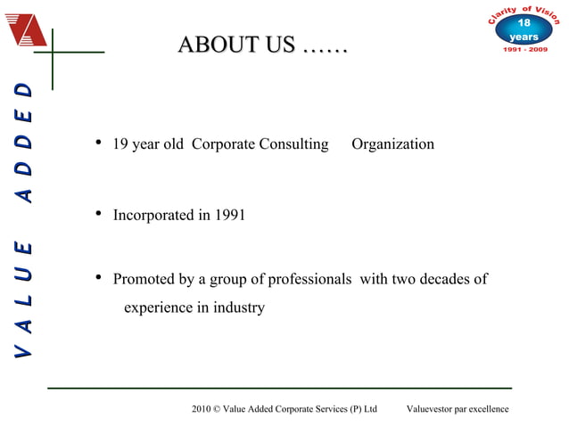 Value Added Corporate Services | PPT