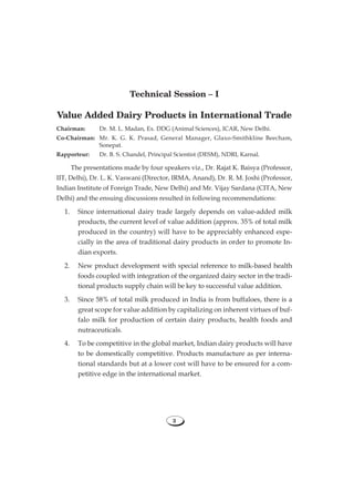 Value Added Dairy Products | PDF
