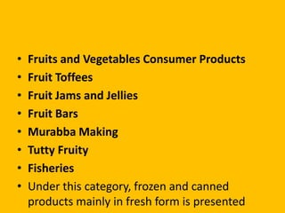 Value added product | PPTX