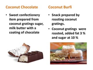 Value added products from coconut | PPTX