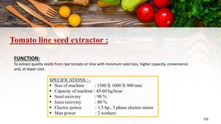 Value added products from vegetable. | PPTX