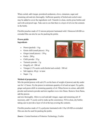 Value added products of fishes | PDF