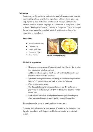 Value added products of fishes | PDF