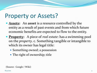 Value added property management | PPTX | Financial Regulation | Economy