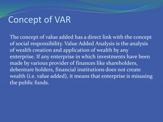 Value Added Reporting | PPTX