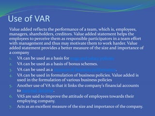 Value Added Reporting | PPTX