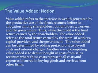 Value Added Reporting | PPTX