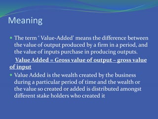 Value Added Reporting | PPTX
