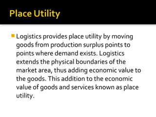 Value added service in logistics | PPT
