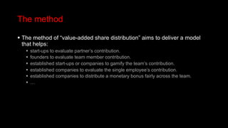 Value added share distribution | PPT