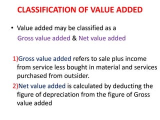 Value added statement: Accounting Theory & Statement | PPTX