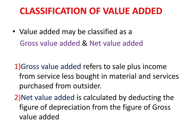 Value added statement: Accounting Theory & Statement | PPTX | Stocks ...
