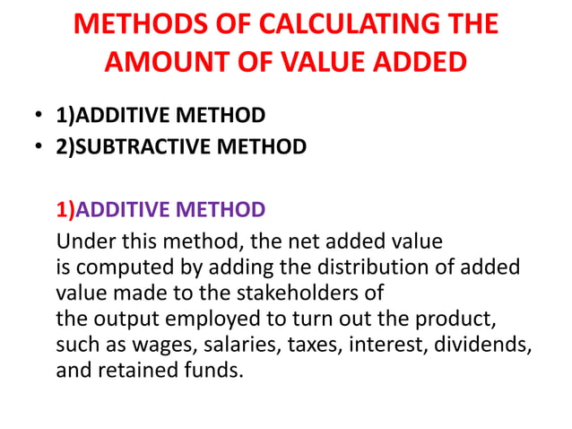 Value added statement: Accounting Theory & Statement | PPTX | Stocks ...