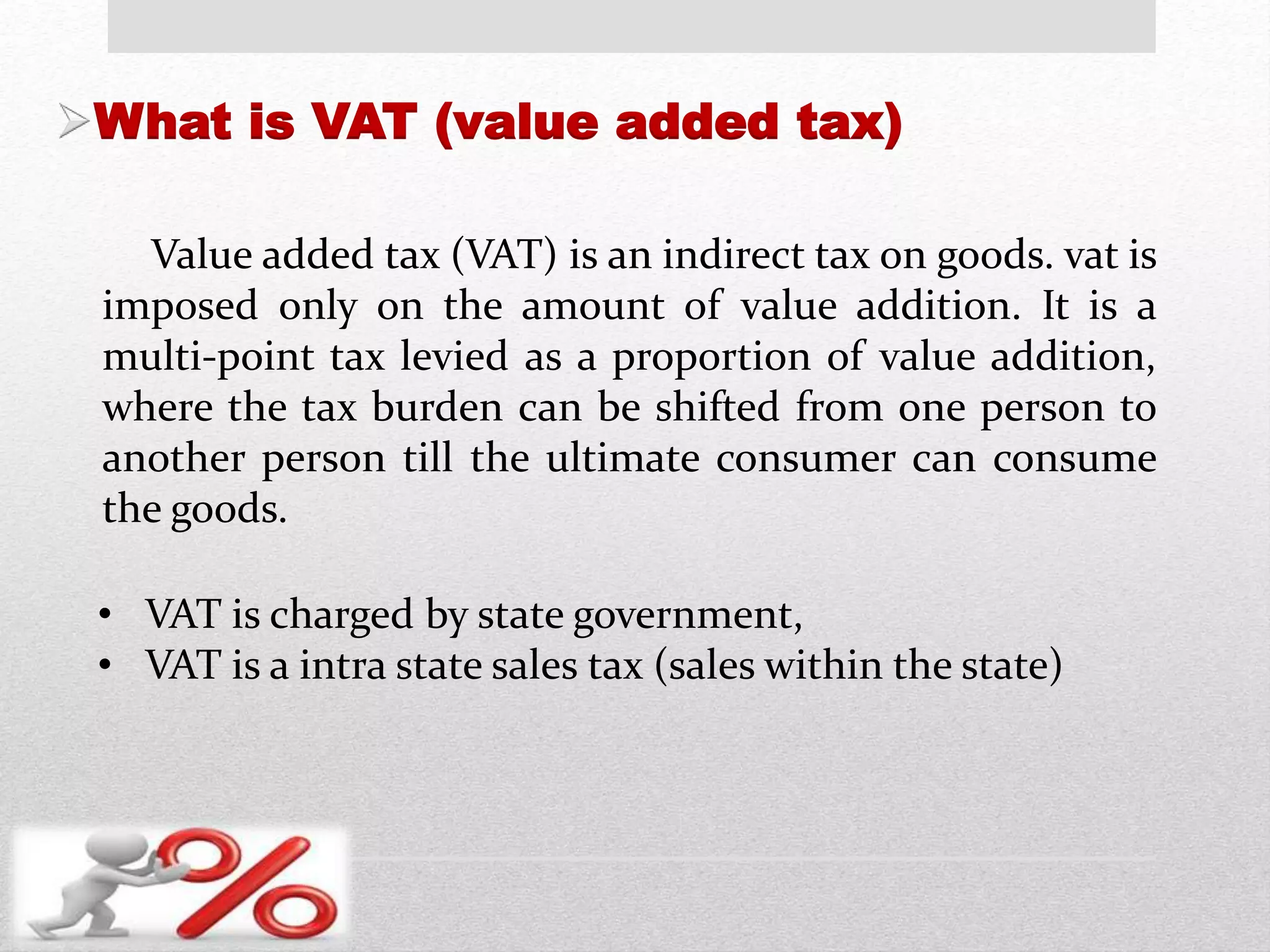 Value added tax | PPTX