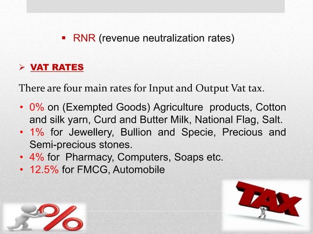 Value added tax | PPTX | Sales | Business