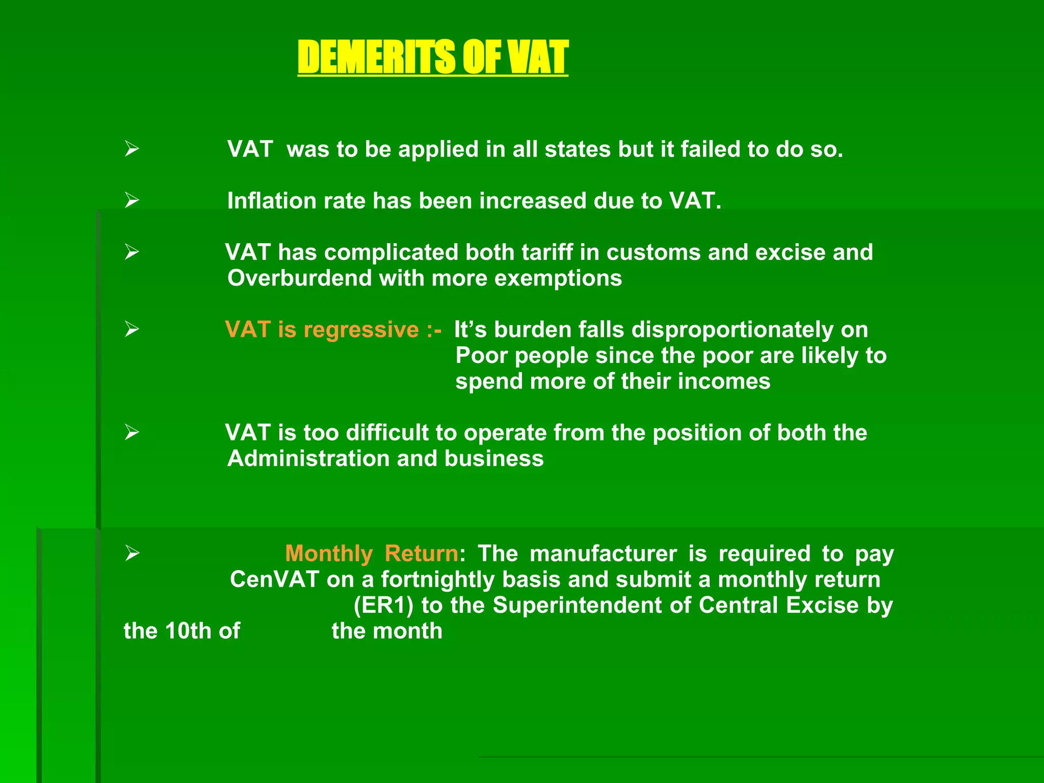 Value Added Tax (India) Final | PPT