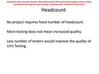 Value added testing (VAT) | PPTX
