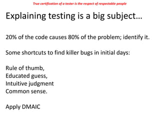 Value added testing (VAT) | PPTX