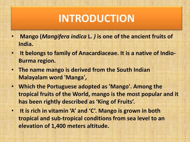 Value addition in mango | PPTX