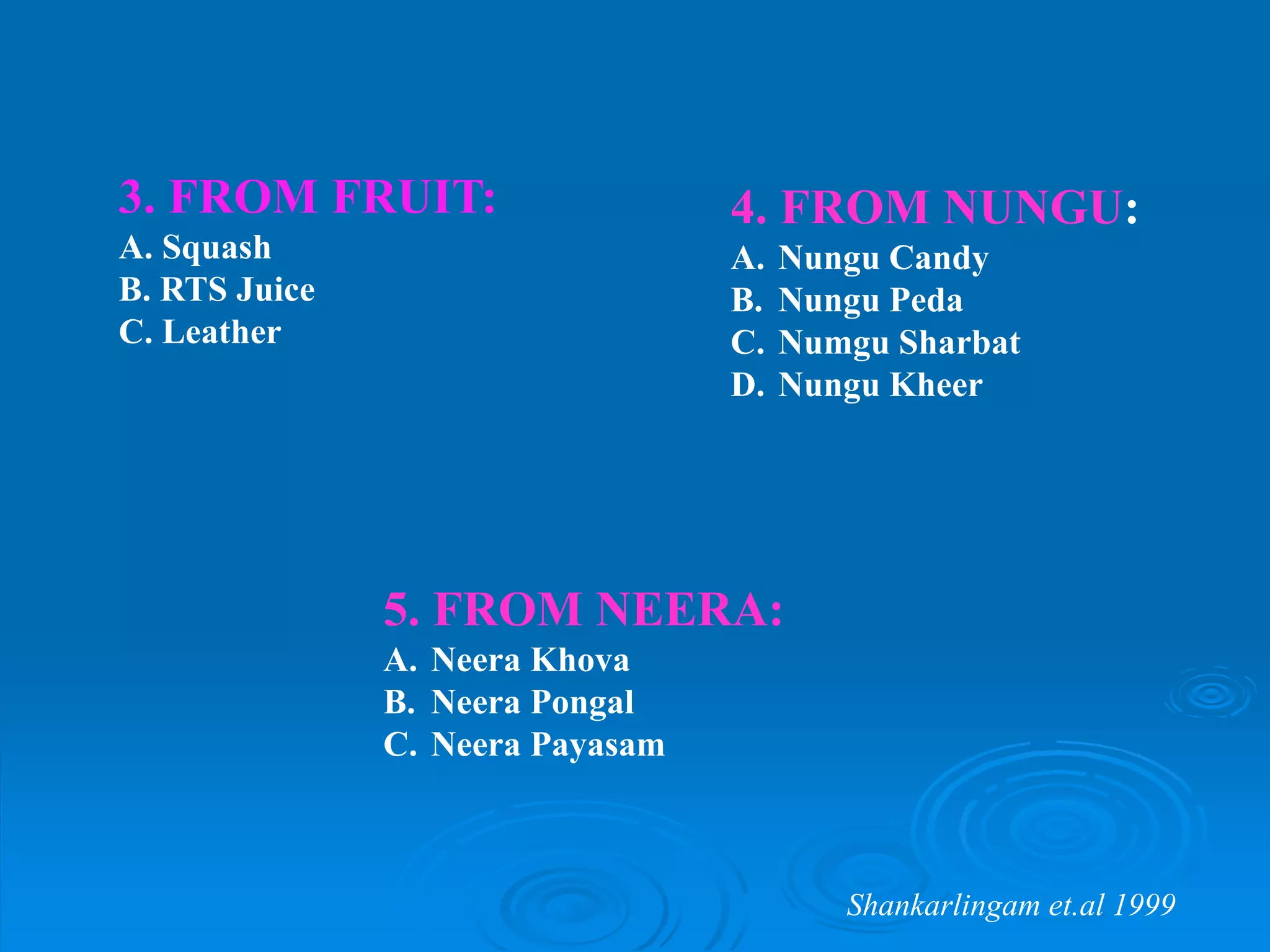 Value addition palmyrah | PPT