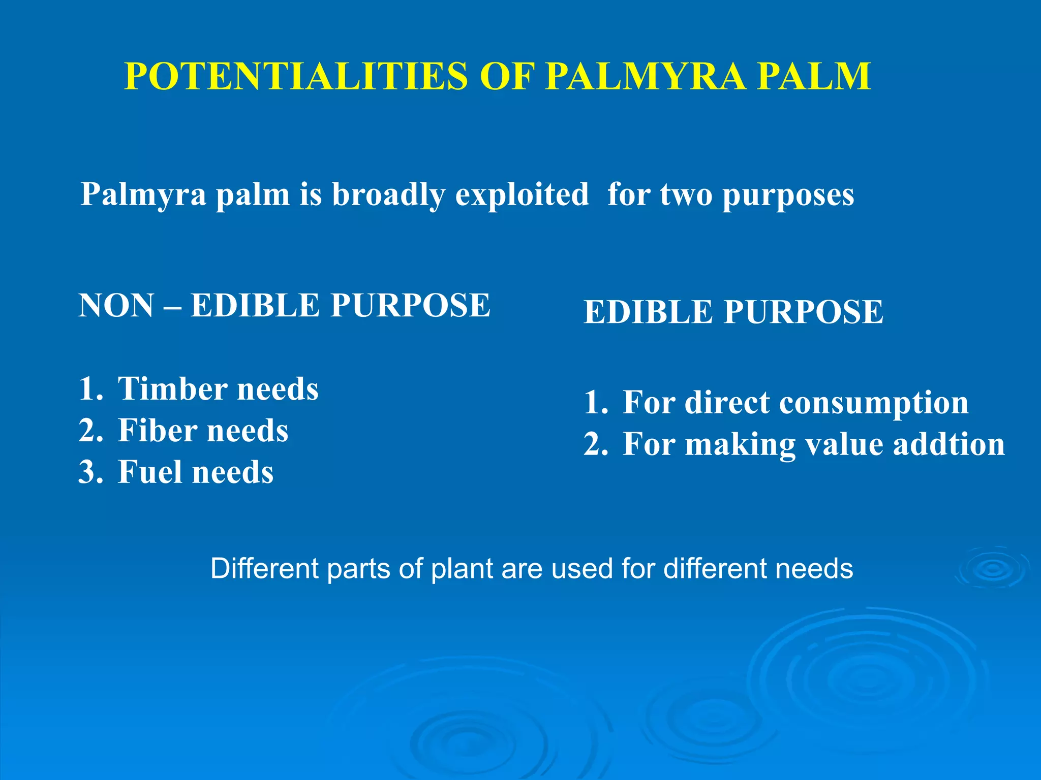 Value addition palmyrah | PPT