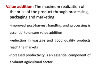 Value addition through blending of dairy and horticulture products | PPT