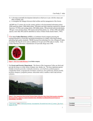 Value addition to local kani tribal knowledge, india case study wipo 1 ...