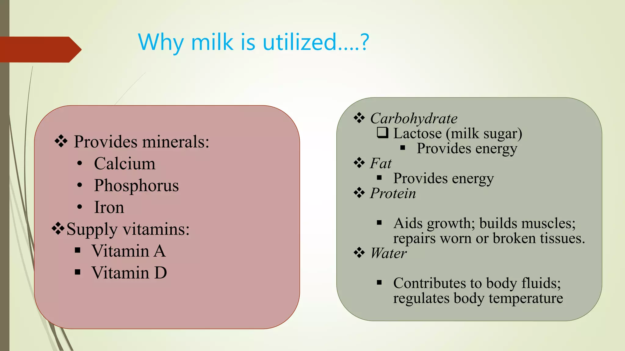 Milk value addition (part 2) | PPTX