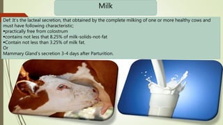 Milk value addition (part 2) | PPTX