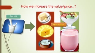Milk value addition (part 2) | PPTX