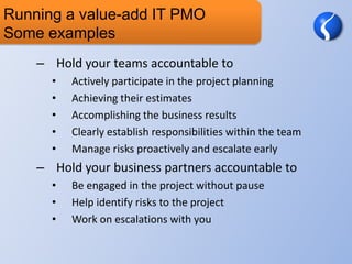 Value Add PMO | PPT