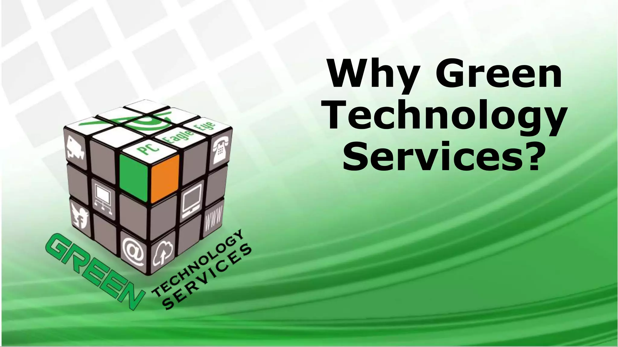 Why Green Technology Services? | PPTX