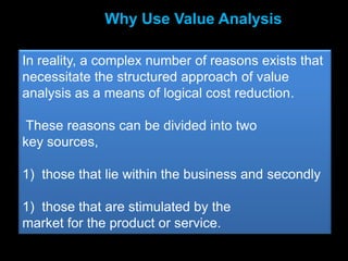 Value analysis | PPTX