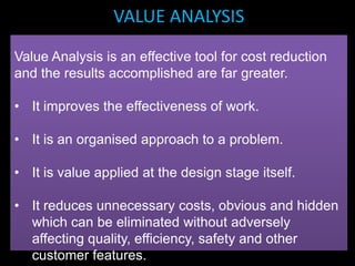 Value analysis | PPTX
