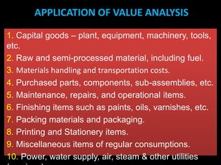 Value analysis | PPTX