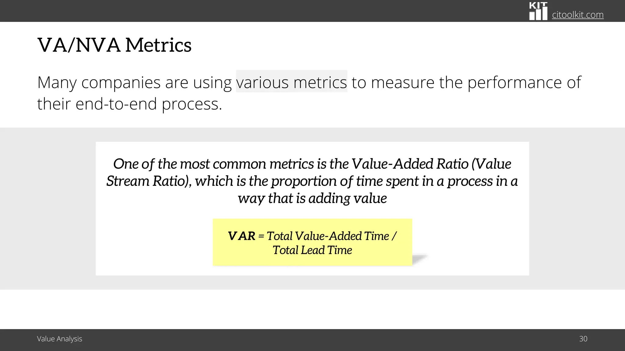 Value Analysis: How Lean Thinking Defines Value | PDF
