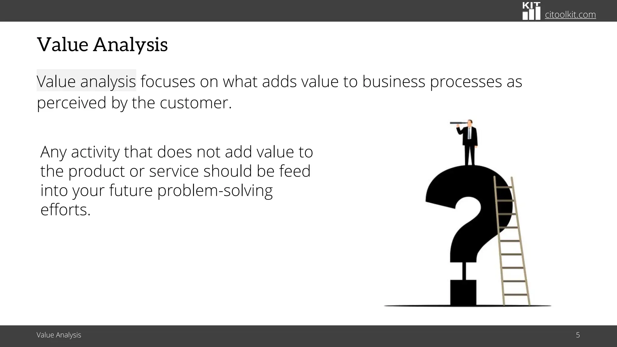 Value Analysis: How Lean Thinking Defines Value | PDF