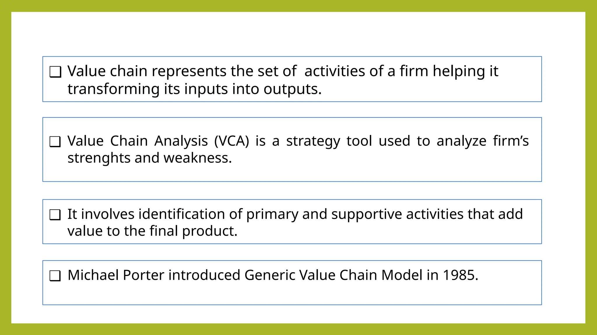 value analysis presentation analysis part | PPTX
