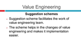 Value analysis and value engineering | PPTX