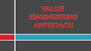 Value analysis and value engineering | PPTX