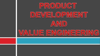 Value analysis and value engineering | PPTX