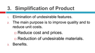 Value analysis and value engineering | PPTX