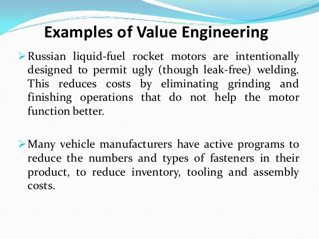 Value_Analysis_and_Value_Engineering, A_seminar_by_Mohan_Kumar_G