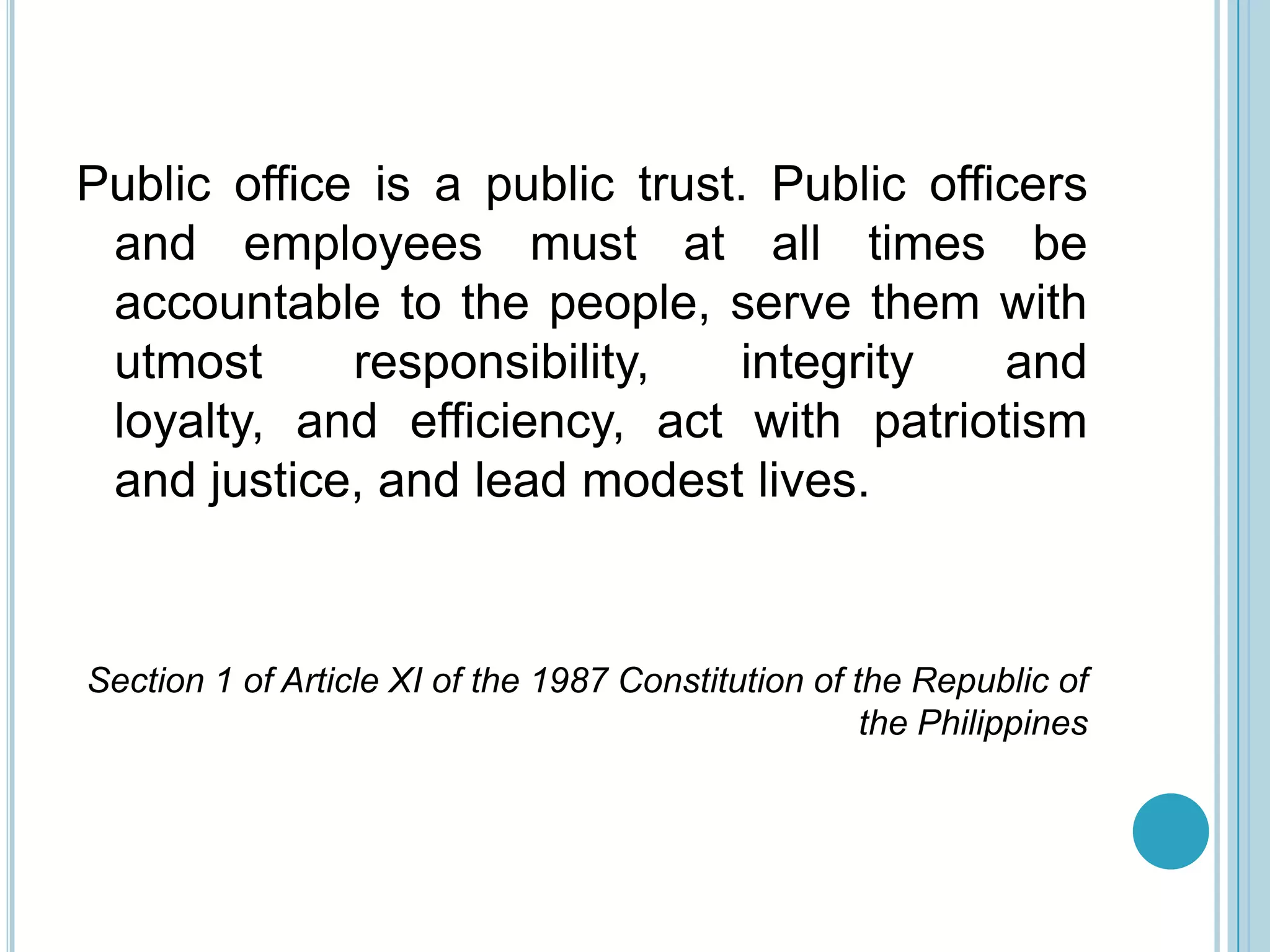 Value and Ethics of Public Responsibility | PPTX
