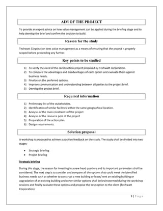 Value and risk assignment sample | PDF
