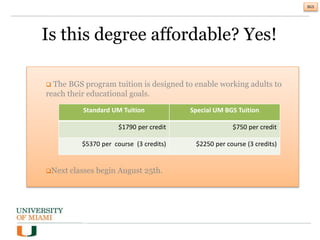 The Value and Steps to a Bachelor of General Studies Degree at the ...