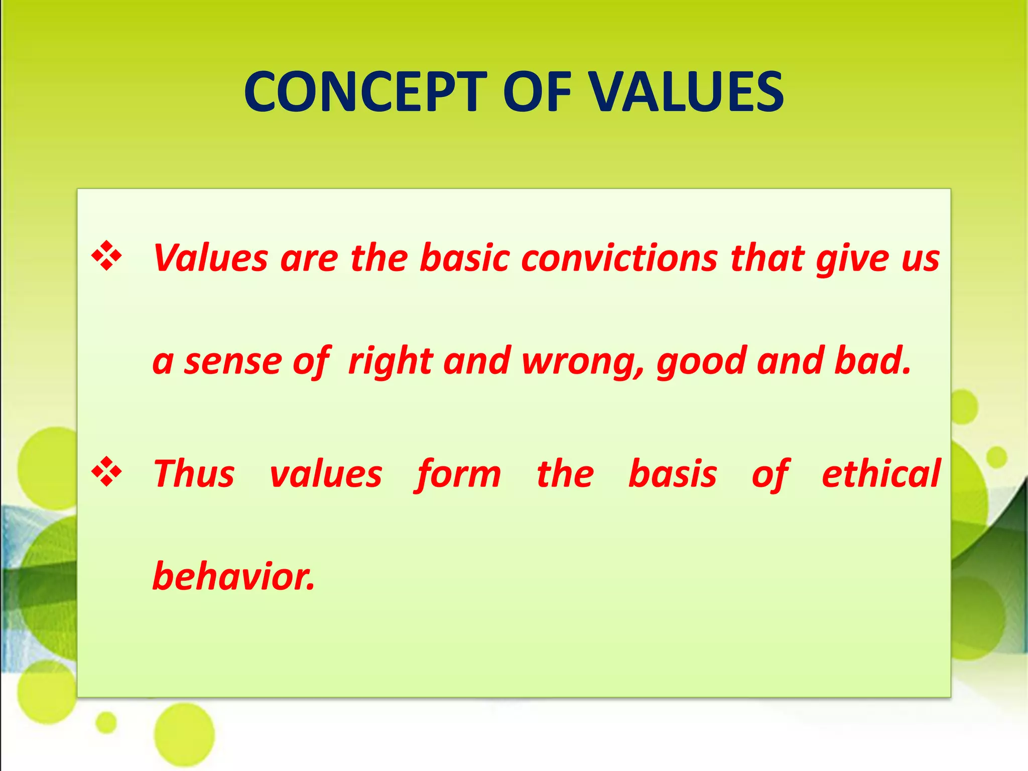 Value and value systems | PDF