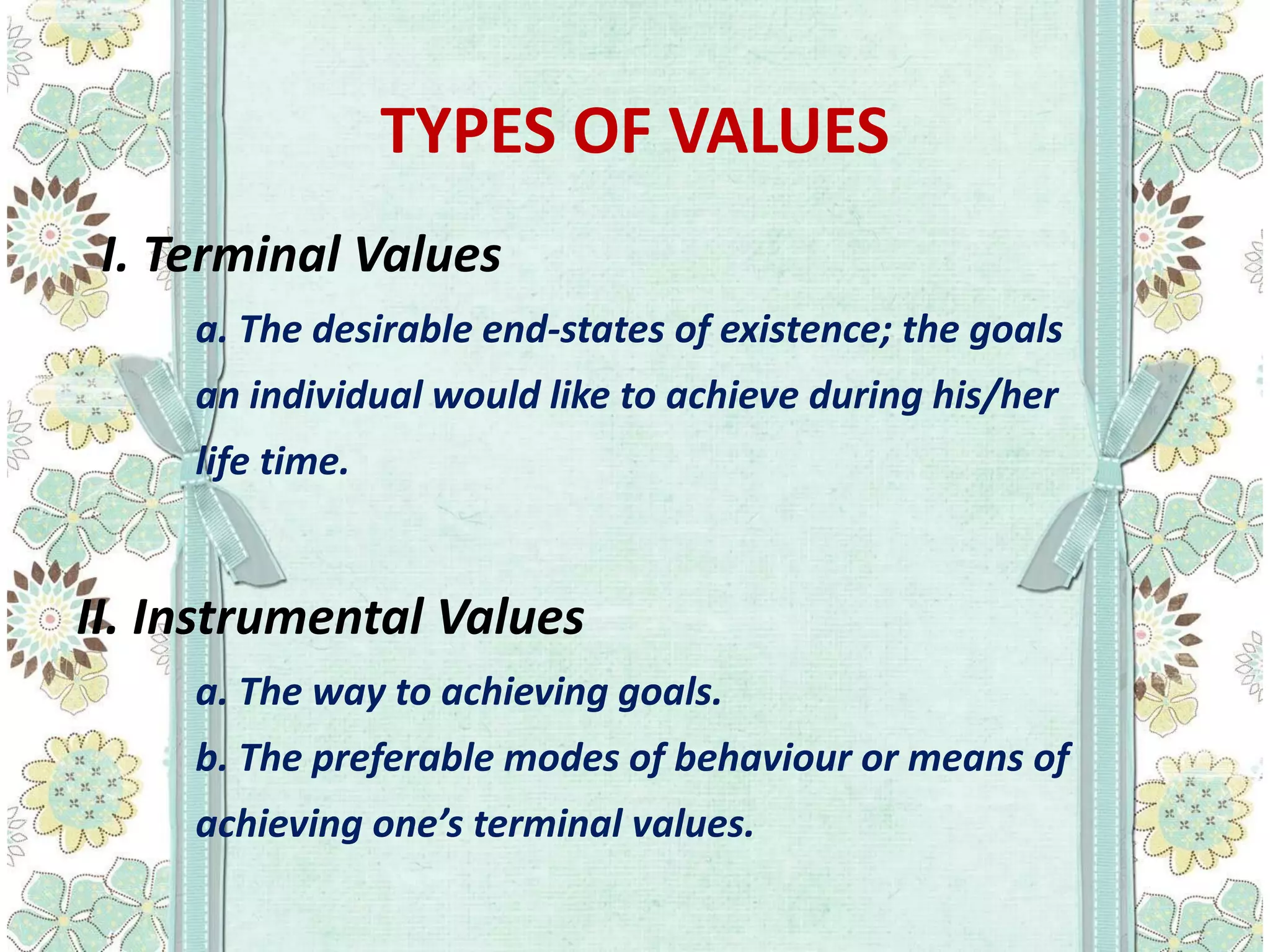 Value and value systems | PDF