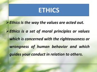 Value and value systems | PDF